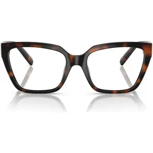Tiffany & Co. 54mm Square Eyeglasses - Havana