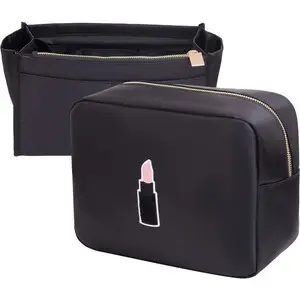 BLOC BAGS Xl Lipstick Patch Cosmetic Bag With Insert
