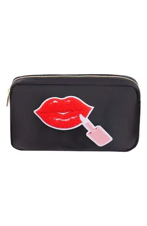 BLOC BAGS Medium Lipgloss Cosmetics Bag - Black