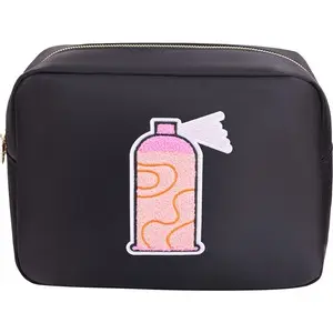 BLOC BAGS Extra Large Hairspray Cosmetics Bag - Black