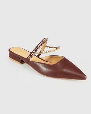 BELLE & BLOOM On The Go Leather Flat