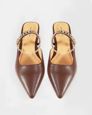 BELLE & BLOOM On The Go Leather Flat