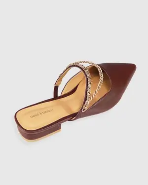 BELLE & BLOOM On The Go Leather Flat