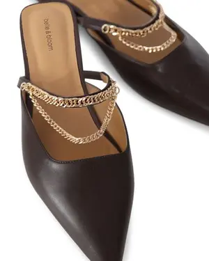 BELLE & BLOOM On The Go Leather Flat