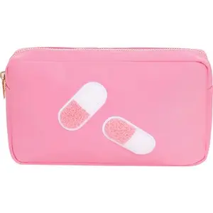 BLOC BAGS Medium Pill Cosmetics Bag Bubblegum Pink