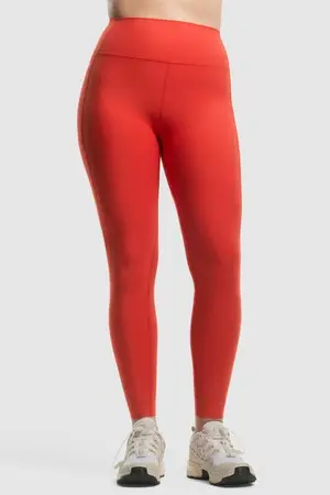 PELOTON Cadent High Rise Pocket Legging 25 - Fire Red