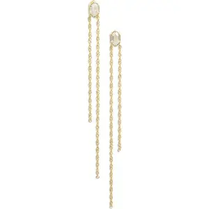 Argento Vivo Singapore Chain Fringe Drop Earrings - Gold