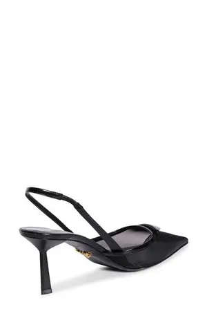 Prada Mesh Slingback Pump - Nero