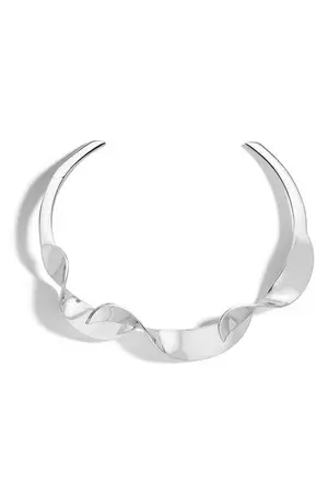 Demarson Livy Collar Necklace - Silver