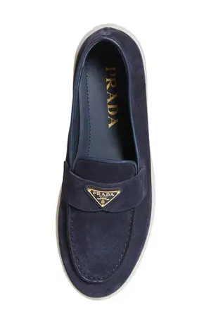Prada Saint Tropez Loafer - Bleu