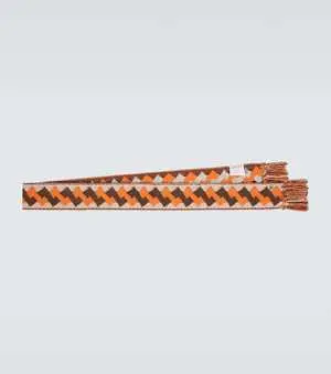 Valentino Garavani Fringed Jacquard Scarf - Multicoloured