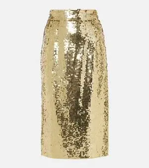 Dolce & Gabbana Sequined Midi Skirt