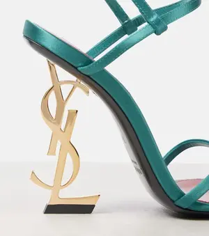 Saint Laurent Opyum 110 Satin Sandals