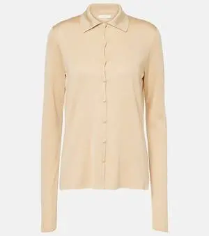 THE ROW Ikara Silk Top