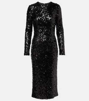Dolce & Gabbana Sequined Midi Dress