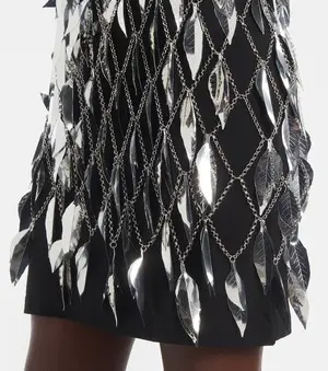 Rabanne Chain-detail Embellished Minidress