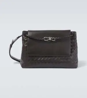Bottega Veneta Andiamo Medium Leather Messenger Bag - Brown