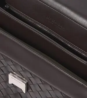 Bottega Veneta Andiamo Medium Leather Messenger Bag