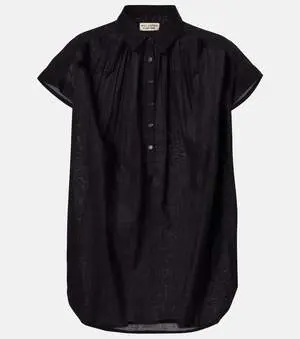 NILI LOTAN Normandy Shirred Blouse