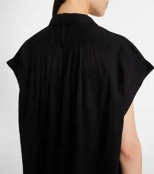 NILI LOTAN Normandy Shirred Blouse