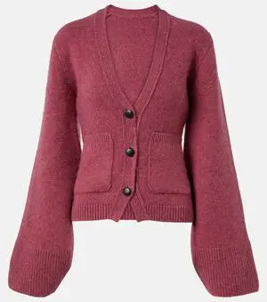 Khaite Scarlet Cashmere Cardigan