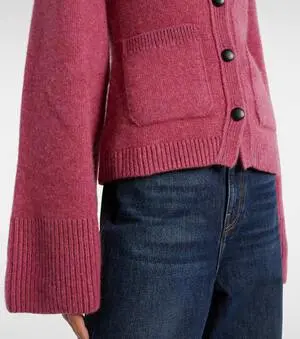 Khaite Scarlet Cashmere Cardigan