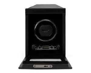 Wolf British Racing Single Watch Winder - Black