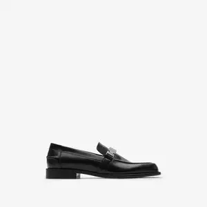 Burberry Leather Tower Loafers