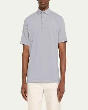 Peter Millar Jubilee Stripe Stretch-jersey Polo Shirt - Navy
