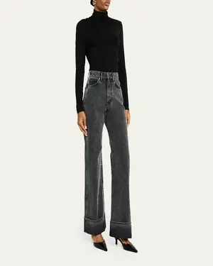 Veronica Beard Mylie Gathered Top