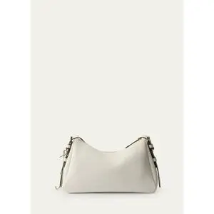 Prada Aimee Leather Shoulder Bag - Bianco