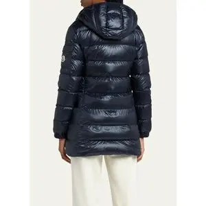 Moncler Glements Mid-length Down Jacket - Black