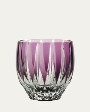 WILLIAM YEOWARD CRYSTAL Vita Double Old-fashioned Amethyst Purple