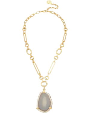 BEN-AMUN 24k Plated Chain Link Necklace - Gold