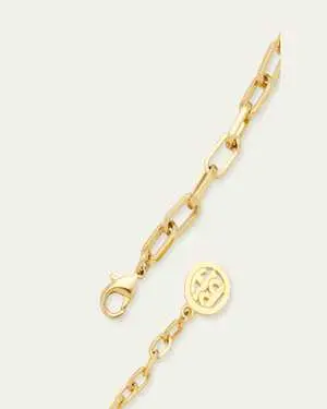 BEN-AMUN 24k Plated Chain Link Necklace