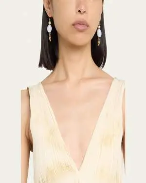 BEN-AMUN Fish Wire Earrings