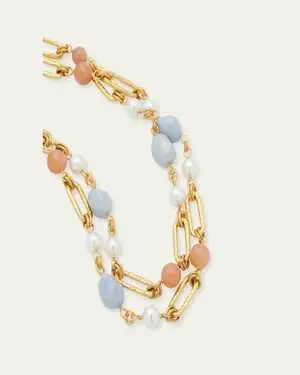 BEN-AMUN 24k Yellow Electroplated Necklace