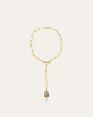 BEN-AMUN 24k Yellow Electroplated Necklace - Gold