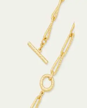 BEN-AMUN 24k Yellow Electroplated Necklace