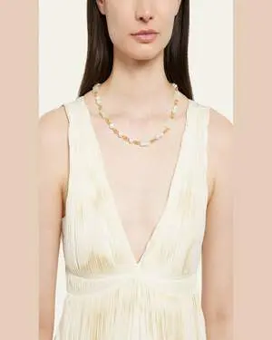 BEN-AMUN 24k Yellow Electroplated Chain Necklace