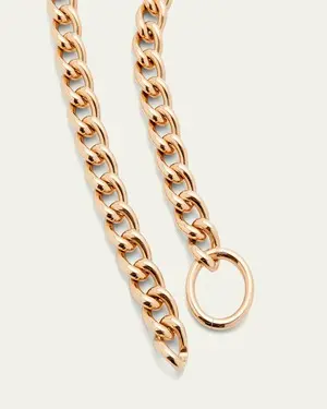Pomellato 18k Catene Circle Clasp Chain Necklace