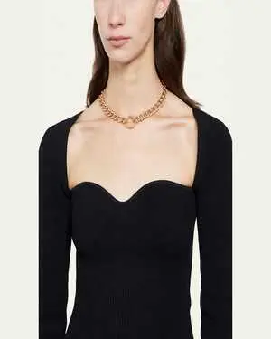 Pomellato 18k Catene Circle Clasp Chain Necklace