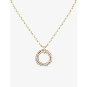 Cartier Trinity 18ct Gold And 1.16ct Diamond Pendant Necklace - Multicolour