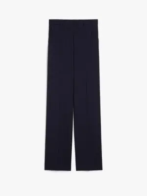 Max Mara Straight-fit Wool Satin Trousers