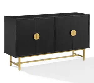 CROSLEY Blair Sideboard Matte Black/gold - One-color