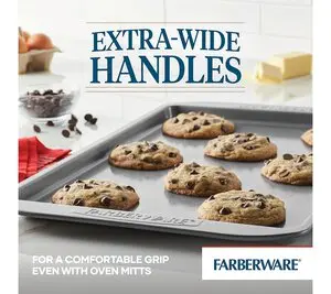 FARBERWARE Bakeware Nonstick Cookie Pan, 11' X 7
