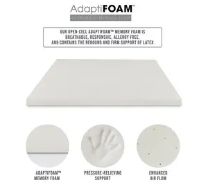 BODIPEDIC 3' Responsive Adaptifoam Mattress Top Per, King