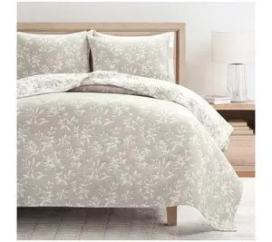 LUSH DECOR Floral Jacquard Matelasse Quilt 3-pc Set King/cal K - One-color