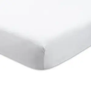 DEA LUXURY LINENS Dea Palm Beach Splendido Supima Fitted Sheet, King - White