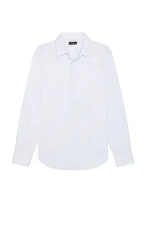 Theory Sylvain Wealth Shirt In Baby Blue - Olympic